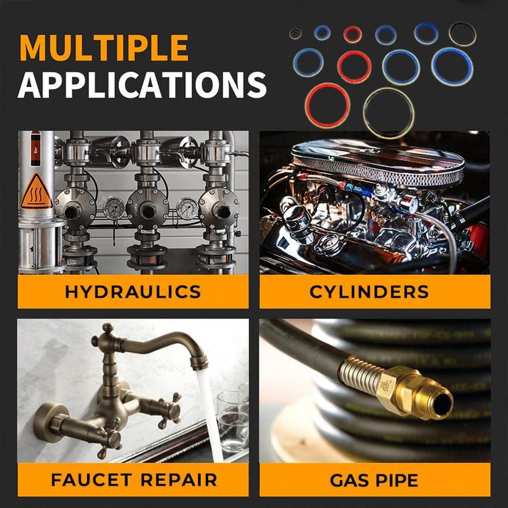 100pcs/ 245pcs Assorted Sealing Gasket Set – Vipsheep.com