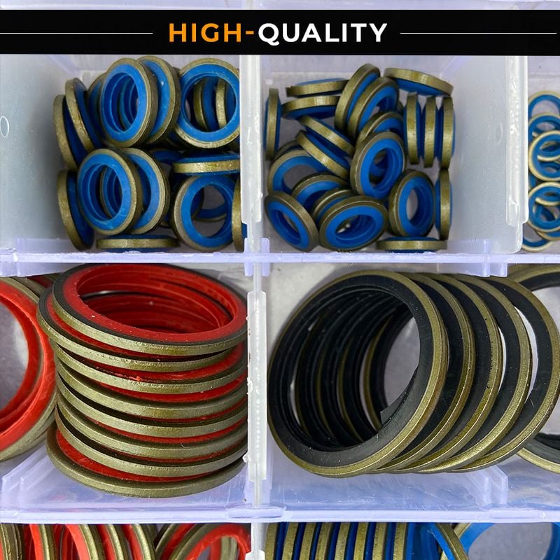 100pcs/ 245pcs Assorted Sealing Gasket Set – Vipsheep.com