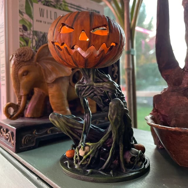 💖🎃Halloween Scary Swamp Monster Pumpkin Head Ornament 🎃 – Vipsheep.com