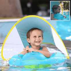 Baby Pool Floaty with Roof – Vipsheep.com
