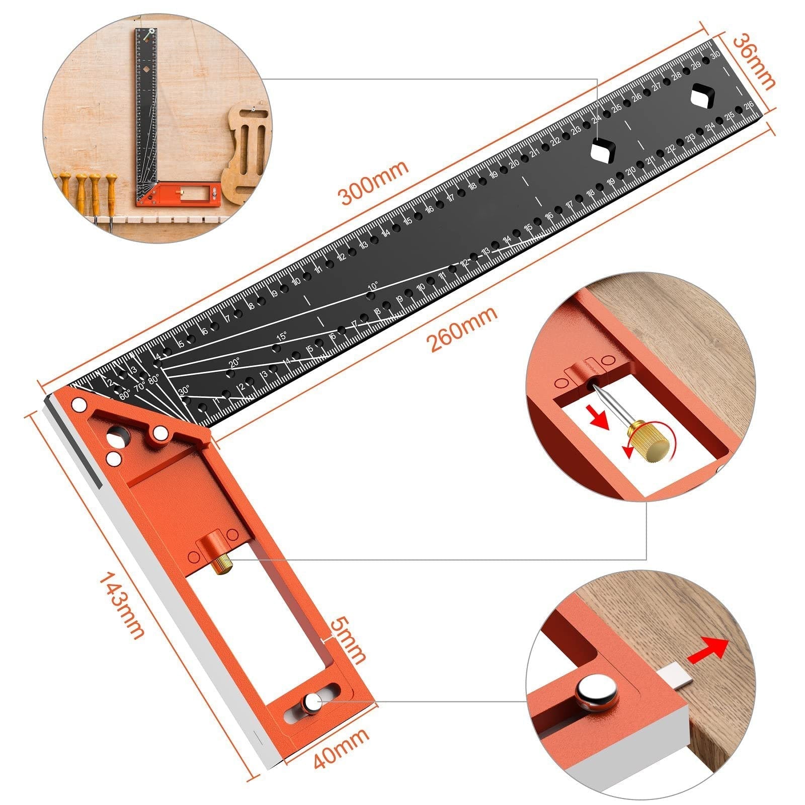 Multi-angle measuring ruler-high quality professional measuring tool ...