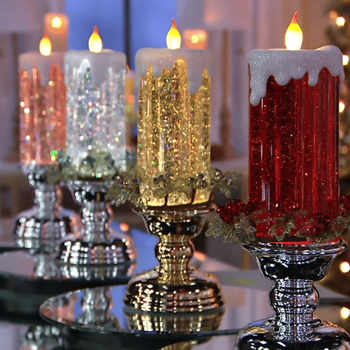 LED Christmas Candles With Pedestal – Vipsheep.com