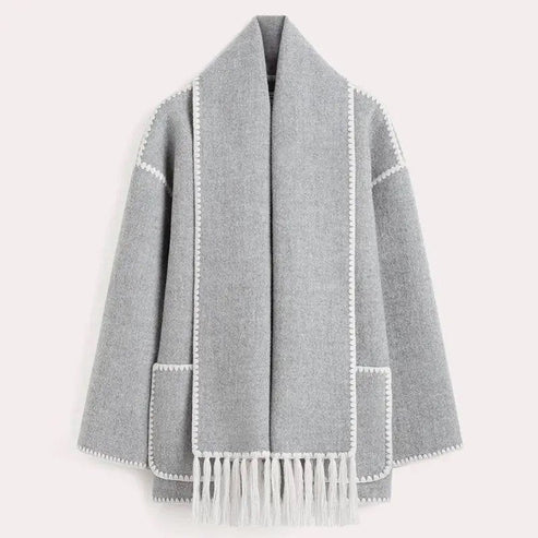 🧥Limited-time 50% discount-The perfect winter ensemble: coat and scarf ...