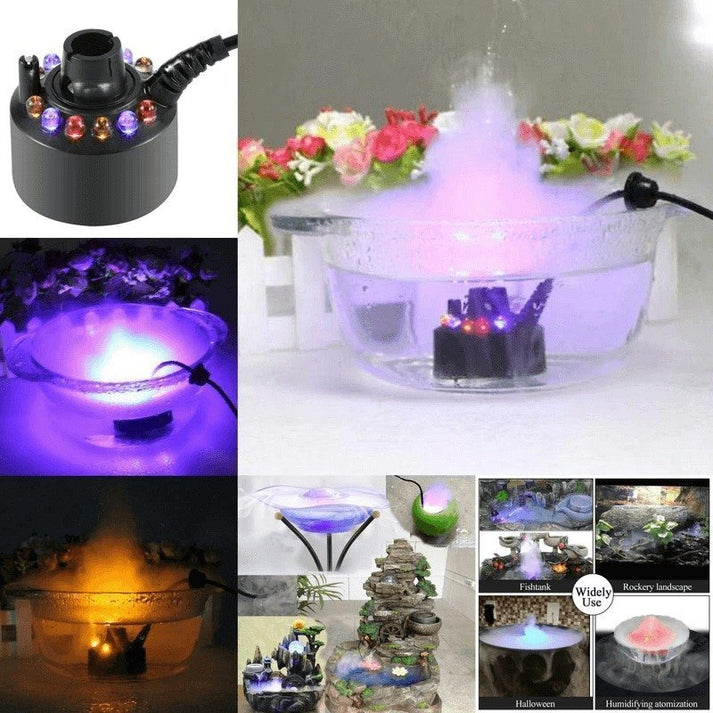 🎃12 LED light Ultrasonic Mist Maker Fogger – Vipsheep.com