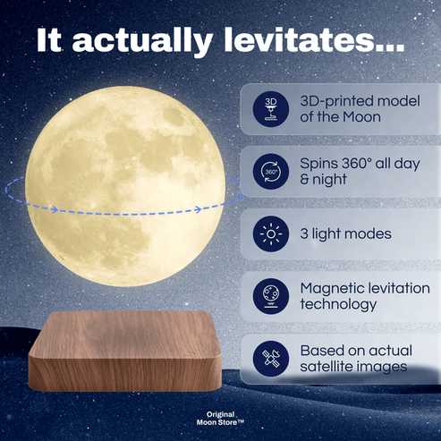 🌕Preferred Gifts--Levitating Moon Lamp – Vipsheep.com