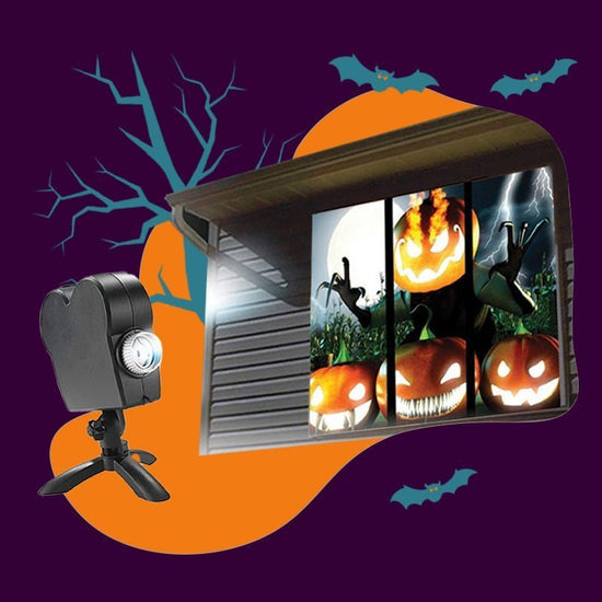 Scary Halloween Projector( Projector + 12 videos + Screen) – Vipsheep.com